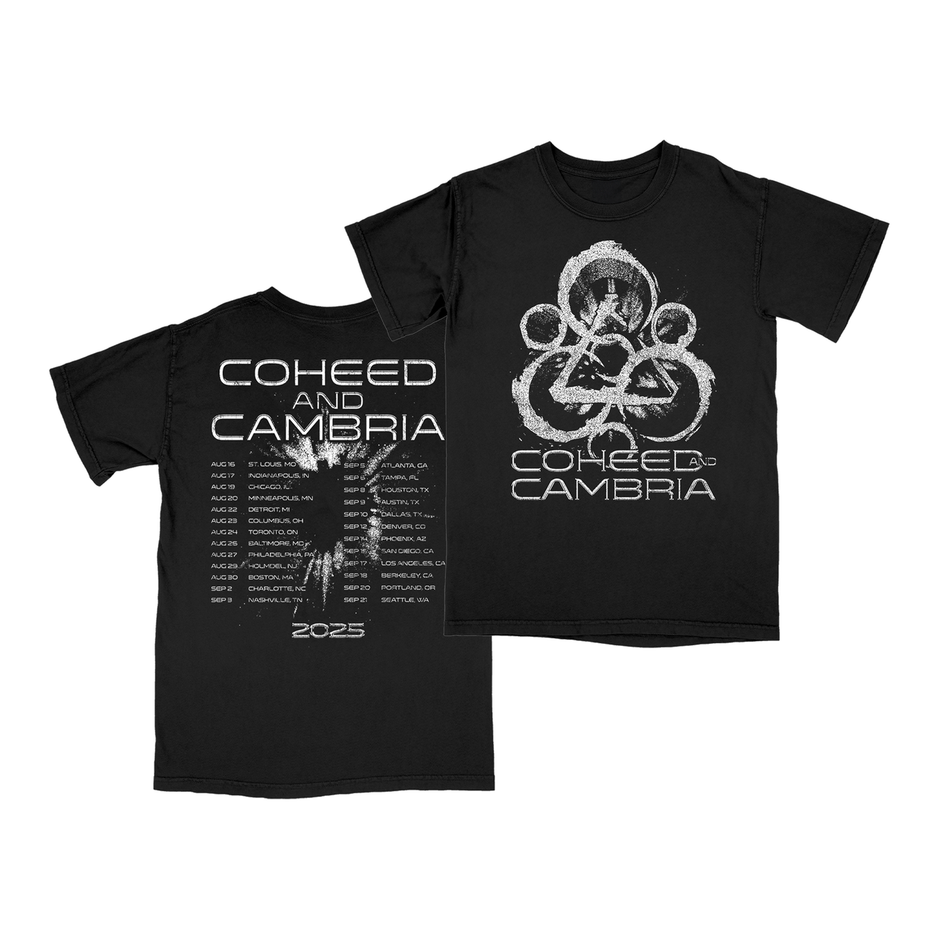 Stone Keywork Fall Tour T-Shirt – Coheed and Cambria